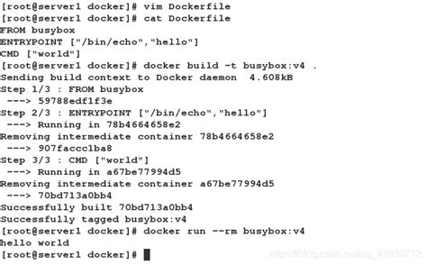 dockerfile的编写：重建镜像包以及常用的dockerfile指令 dockerfile 完全重新构建的命令 csdn博客