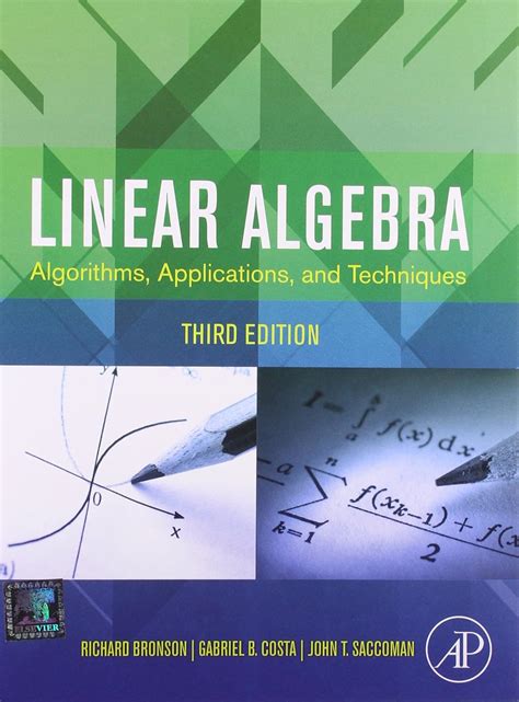 buy linear algebra algorithms applications and techniques book online