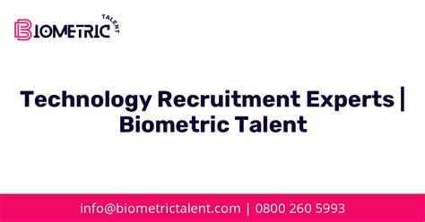 technology recruitment experts biometric talent biometric talent