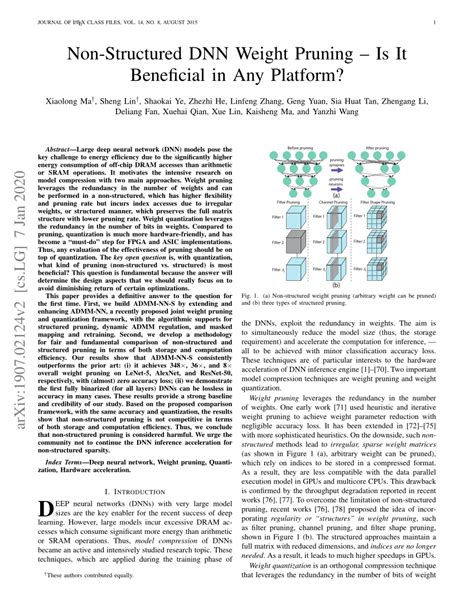 PDF Non Structured DNN Weight Pruning Considered Harmful