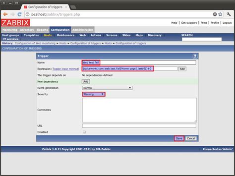Website Uptime And Downtime Monitoring With Zabbix Software