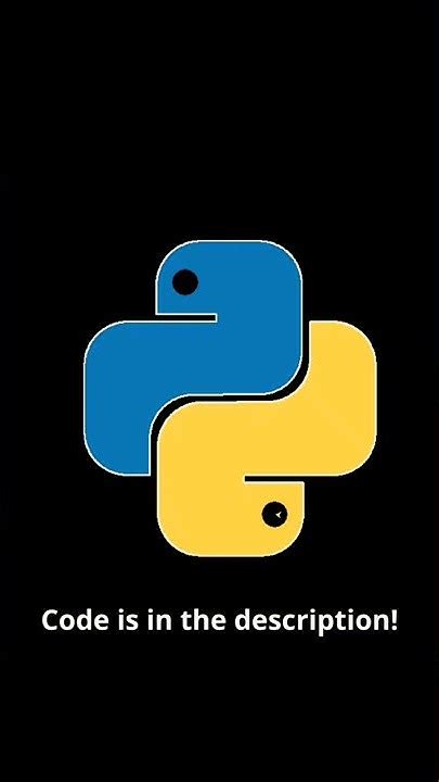 Python Logo Using Python 🐍shorts Fun Creative Foryou Python