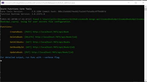 Creating A Web Api With Azure Functions Azure Cosmos Db Mongodb Api