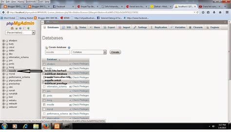Membuat Database Moodle Di Xampp ~ Rpl
