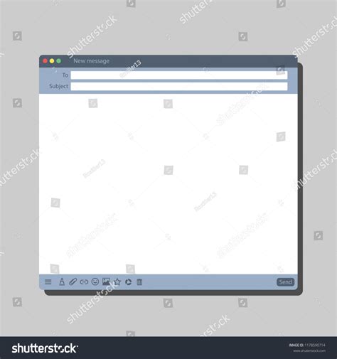 Email Template Over 123217 Royalty Free Licensable Stock