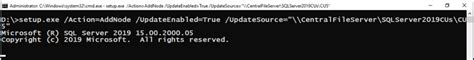 Sql Server 2019 Cluster Setup Adding A Node