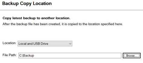 Copy The Backup File During All Backups