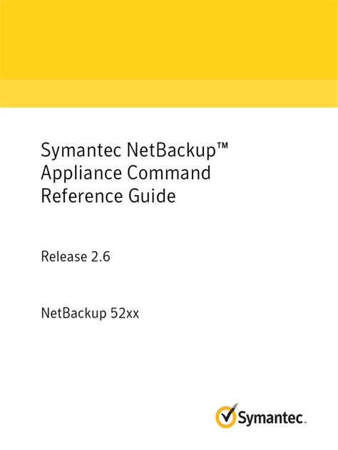 netbackup 52xx appliance commands 2 6 pdf shell computing