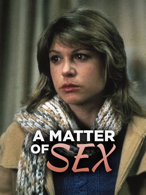 Prime Video Matter Of Sex A
