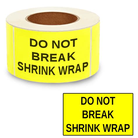 Do Not Break Down Shrink Wrap Label Supplier In Usa Packform