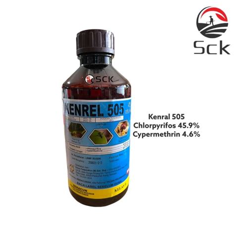 Kenrel 505 1liter Racun Serangga Chlorpyrifos Cypermethrin Sama Dgn Naga505 Kayak505 Nurelle505