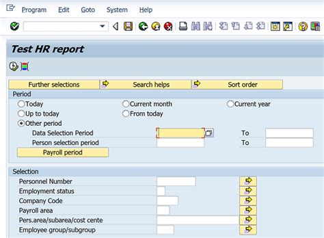 Use Logical Database Selection Screen Abap Code