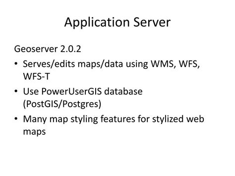 ppt open source gis architecture testing at epc powerpoint