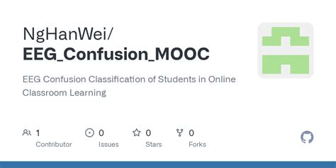 github nghanwei eeg confusion mooc eeg confusion classification of