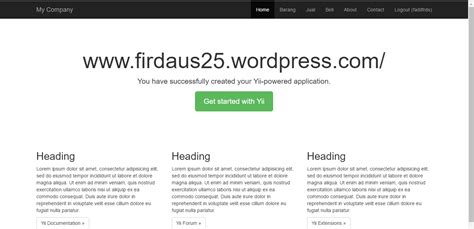 Membuat Website Inventory Framework Yii2 Firdaus Blog