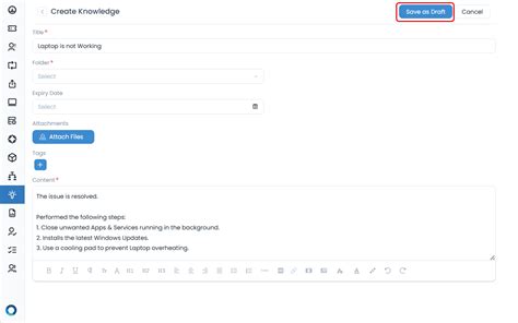 Problem Analysis Serviceops