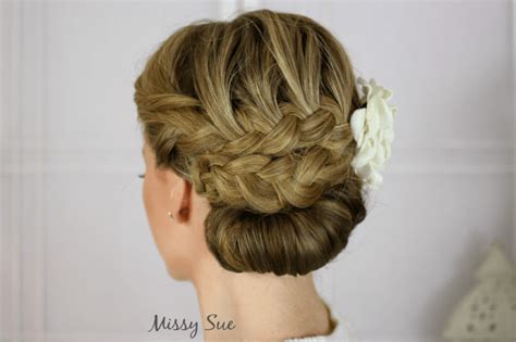 Embellished Braided Updo