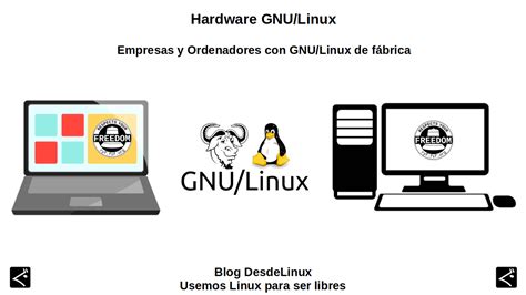 hardware gnu linux empresas y ordenadores con gnu linux de fábrica