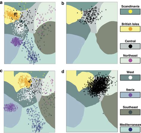 Multiclass Svm Models Trained On Pc1 And Pc2 Scores From Combined And