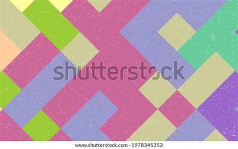 Abstract Colorful Square Mosaic Background Template Stock Vector Royalty Free 1978345352
