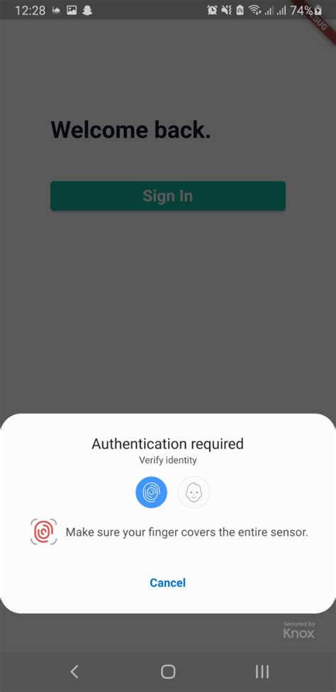 Github 3bdallahaboasabbiometric Authentication In Flutter