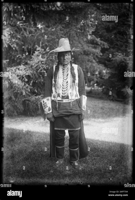 This Photograph By Lee Moorhouse Shows A Crow Indian Individual