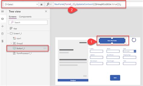 Build Power Apps Canvas App Consuming Form Processing AI Model Power Platform AI Builder