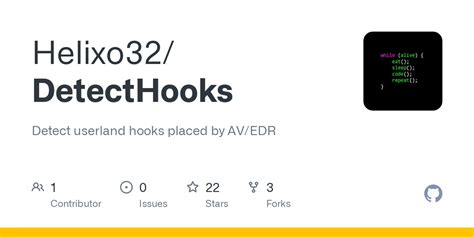 GitHub Helixo DetectHooks Detect Userland Hooks Placed By AV EDR