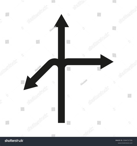 Arrow Direction Icons Multiple Arrow Shapes Stock Vector Royalty Free