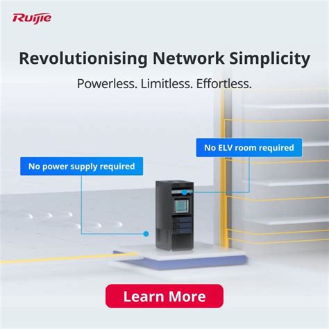 Ruijie Networksolution Electricity Saving Power Futureready Ruijie Networks