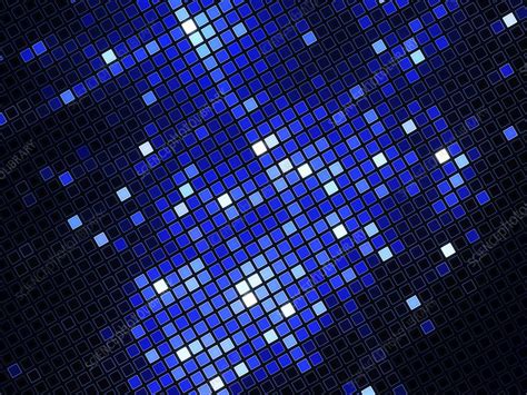 Grid Abstract Illustration Stock Image F029 2184 Science Photo Library