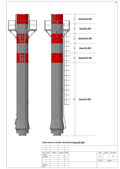Дымовая труба 15 метров, Ду-1400 - Дымогар.Ру