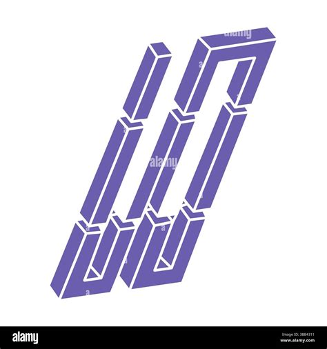 Logo Impossible Shape Optical Illusion Vector Optical Art Objects