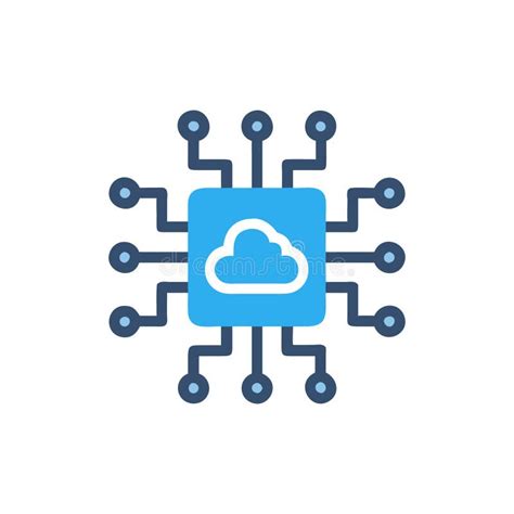 Key Features Of Edge Computing Systems Stock Image Illustration Of