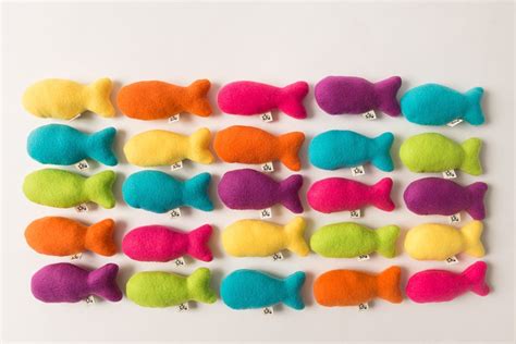 Tropical Catnip Fish 3 Pack Catnip Fish Toys Handmade Catnip Fish