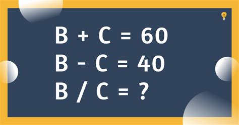 2 Variables Math Puzzle Tease Your Brain