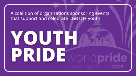 Youth Pride Worldpride Washington Dc 2025