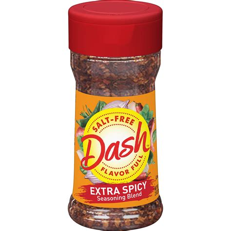 Dash Salt Free Extra Spicy Seasoning Blend 25 Ounce Red Bell Peppers