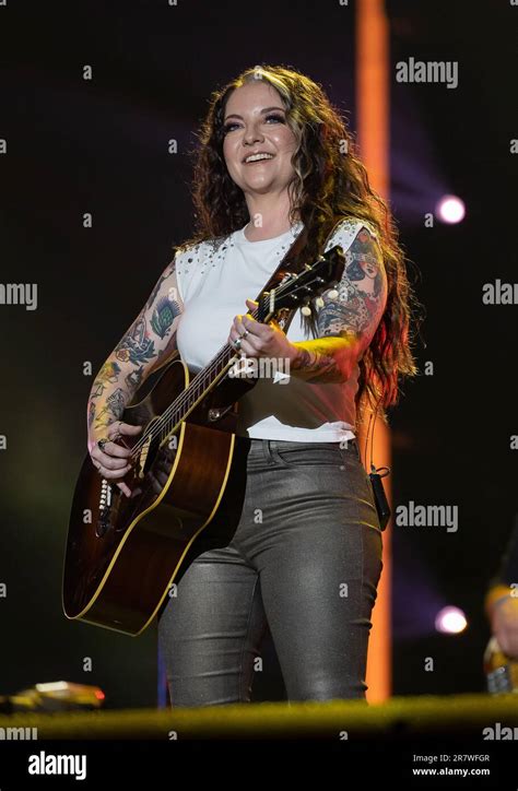 Ashley Mcbride Performs During Day 4 Of The Cma Fest At Nissan Stadium