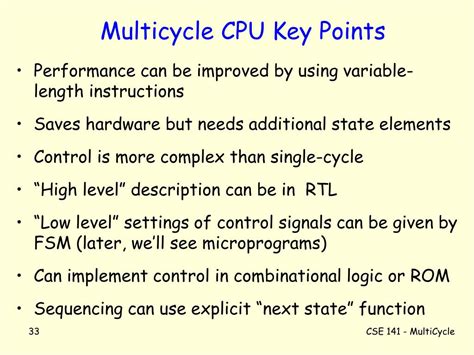 ppt the multicycle implementation powerpoint presentation free