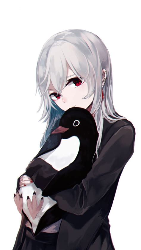 Cute Anime Girl White Hair Wallpapers Wallpaper Cave