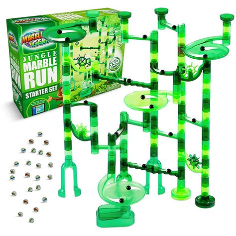 Marble Genius Marble Run Starter Set Stem Toy 130 Complete Pieces 80