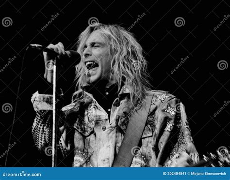Cheap Trick Vintage 90 S Editorial Photo Image Of Bassist 202404841