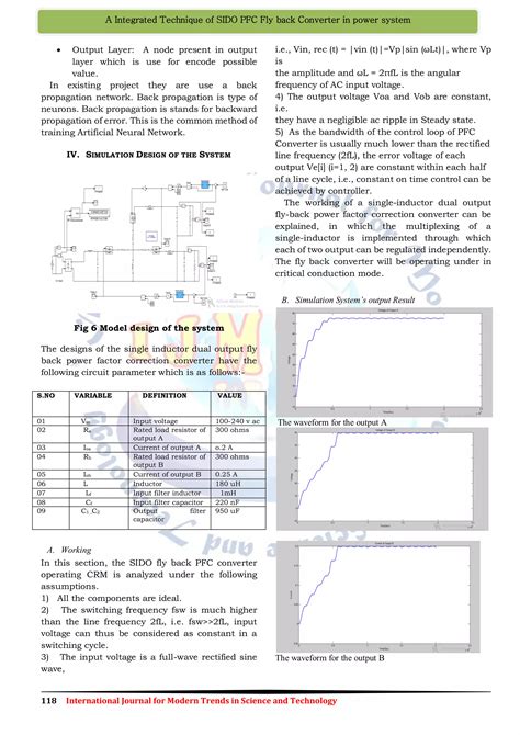 A Integrated Technique Of Sido Pfc Fly Back Converter In Power System Pdf