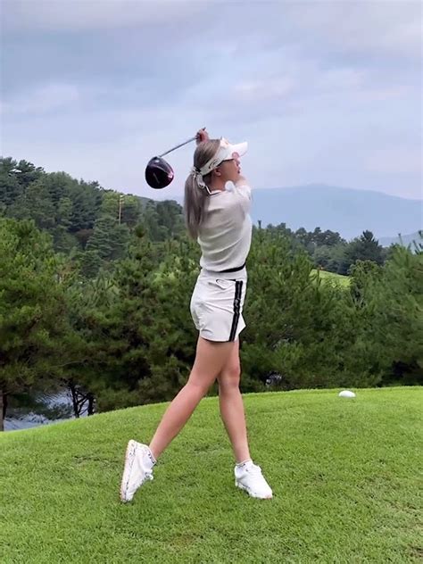 Lpga 최정원 프로의 멋진 스윙아크 골프스윙 Golf Golfswing Youtube