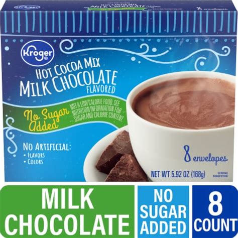 Kroger® No Sugar Addedˆ Hot Cocoa Mix 8 Ct 592 Oz Kroger
