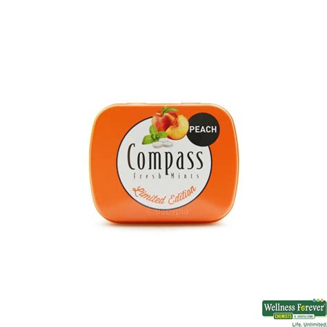 Buy Compass Mints Peach Extra Strong 14 G Online At Best Prices