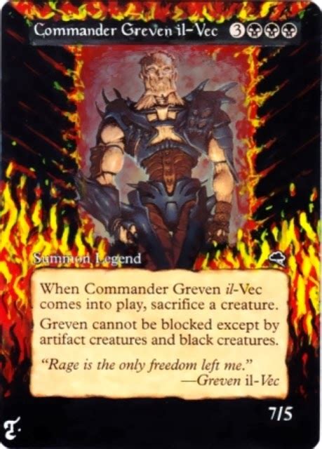 Mtg Alters By Tila Commander Greven Il Vec Tempest
