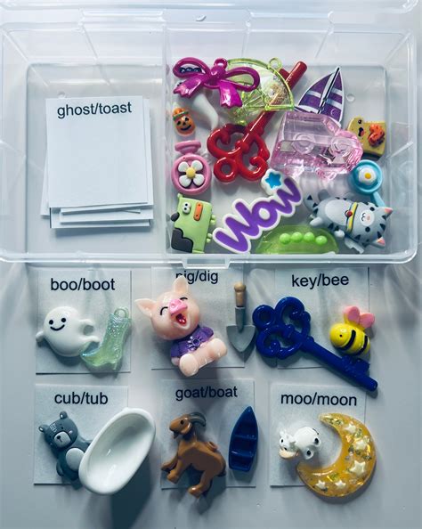 Minimal Pair Mini Objects Kit Speech Therapy Mini Objects Articulation