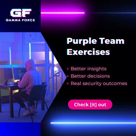 Purple Team Exercises Gamma Force
